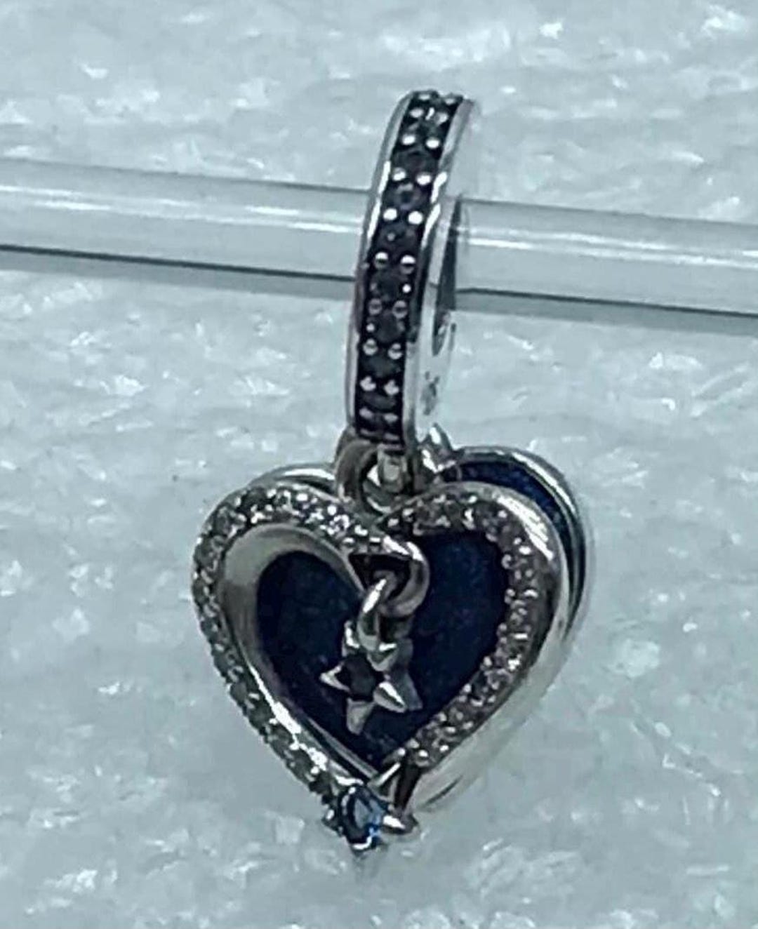 Pandora,” Celestial Shooting Star Heart “ S925ALE Dangle Charm P112-1 ...