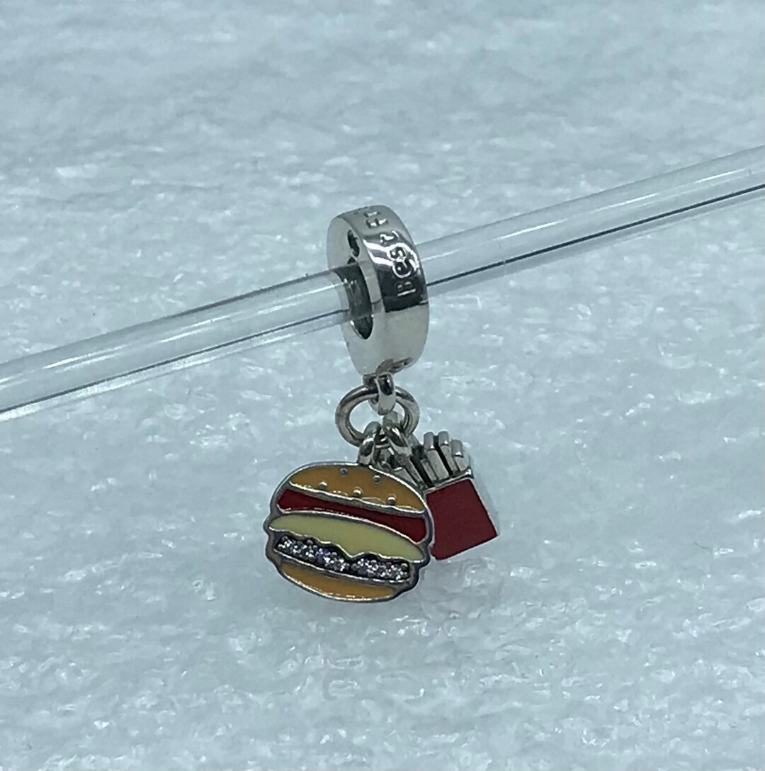 Pandora, burgers & Fries, Best Friends Dangle Charm P79-9 - Etsy