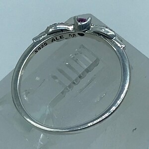 Pandora, “ Sparkling Angel Wings Ring” Pink Stone Size 58/8.5 Us/can ...