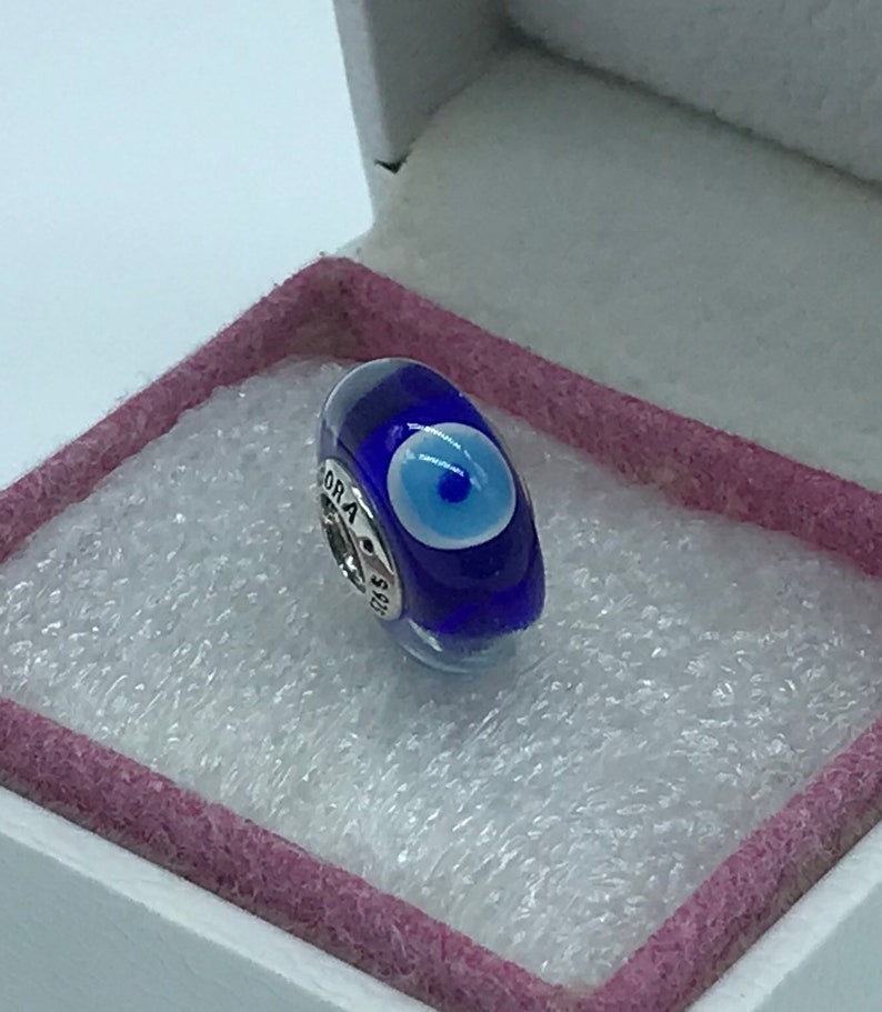 Pandora evil Eye Blue/aqua Protection S925ALE Murano - Etsy Canada