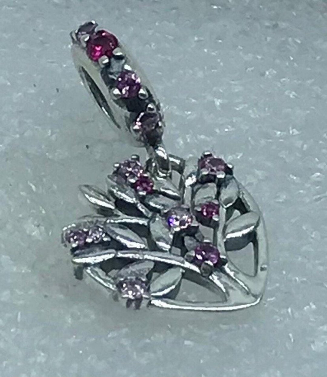 Pandora,” Pink Heart Family Tree“ Dangle Pendant Charm S925ALE ...