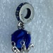 Pandora, Cute Octopus Blue Murano Glass Dangle Charm S925ALE 791694C01 ...