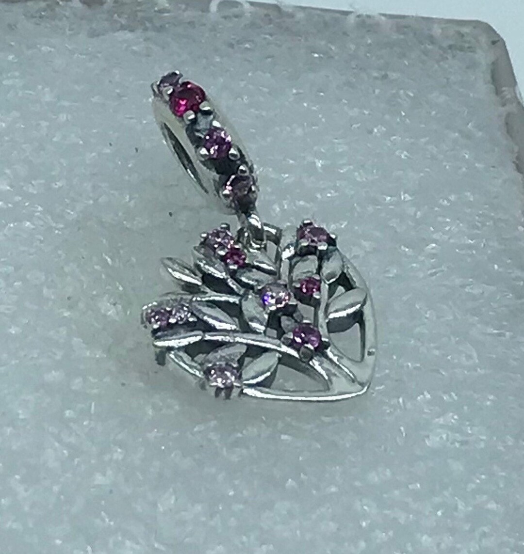 Pandora Pink Heart Family Tree Dangle Pendant Charm S925ALE - Etsy