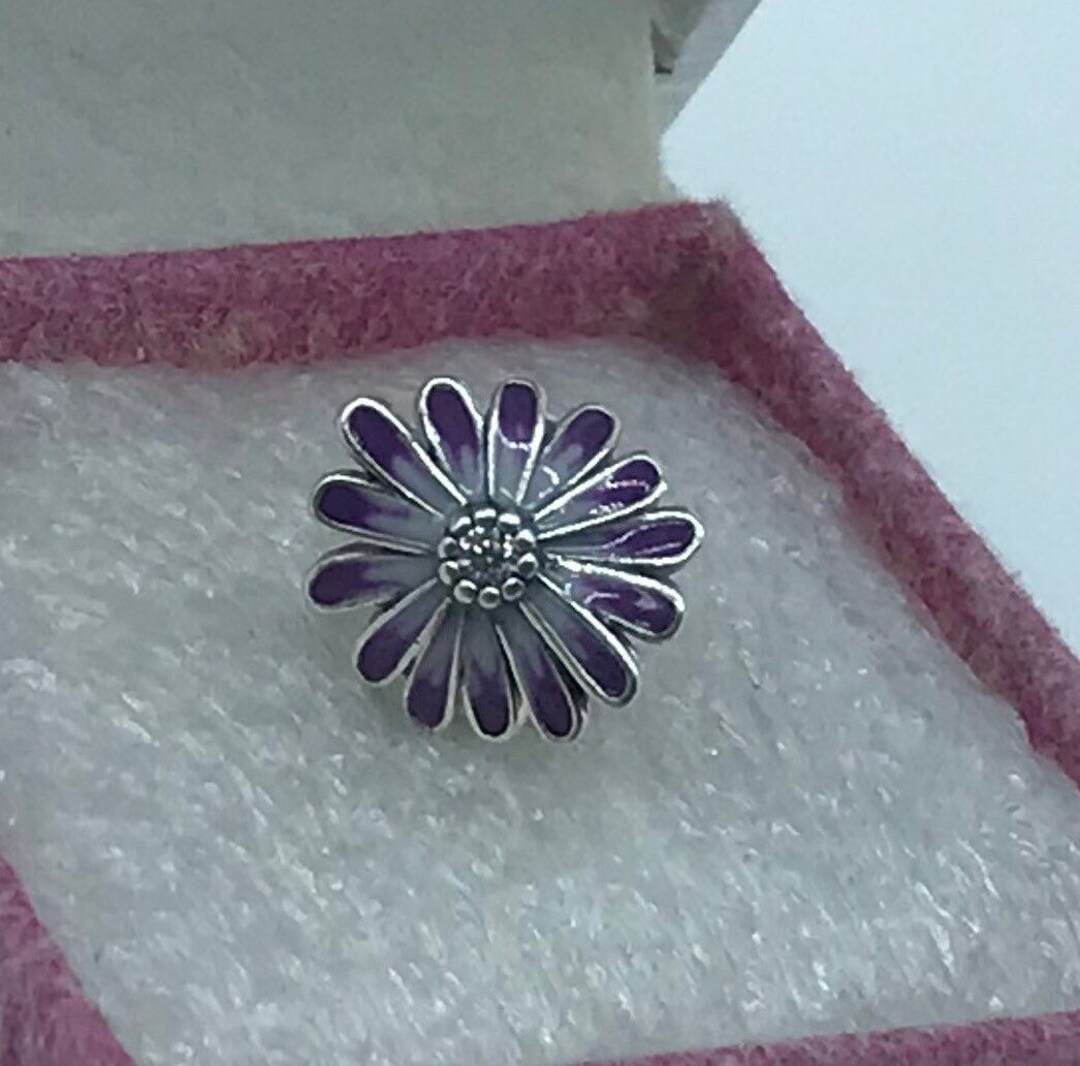Pandora,” Purple Daisy Flower Clear CZ“ S925ALE 798775C02 A40-9 - Etsy