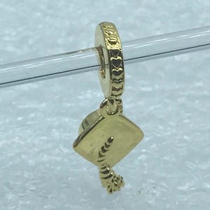 Charm colgante de birrete de graduación Pandora con brillo (B27-7) - Etsy México