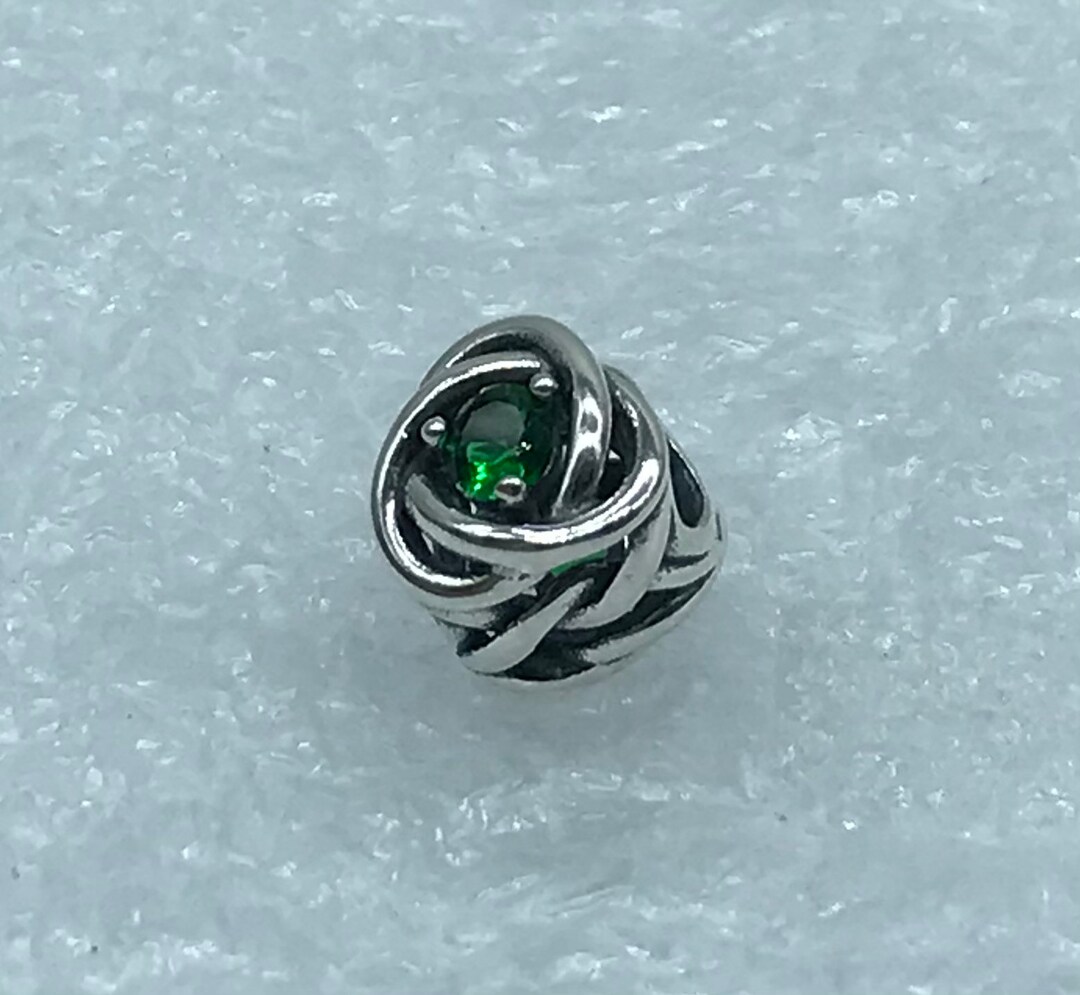 Pandora Green Eternity Circle Infinity Braid Charm - Etsy