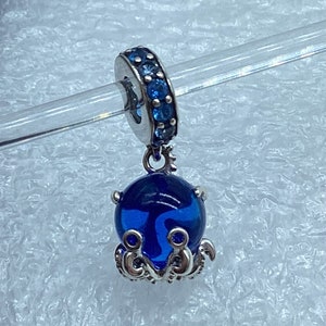 Pandora, Cute Octopus Blue Murano Glass Dangle Charm S925ALE 791694C01 ...