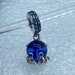 Pandora, Cute Octopus Blue Murano Glass Dangle Charm S925ALE 791694C01 ...