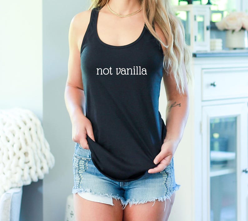 Not Vanilla Women's Swinger Tank Top / Swinger Shirt for Women ...