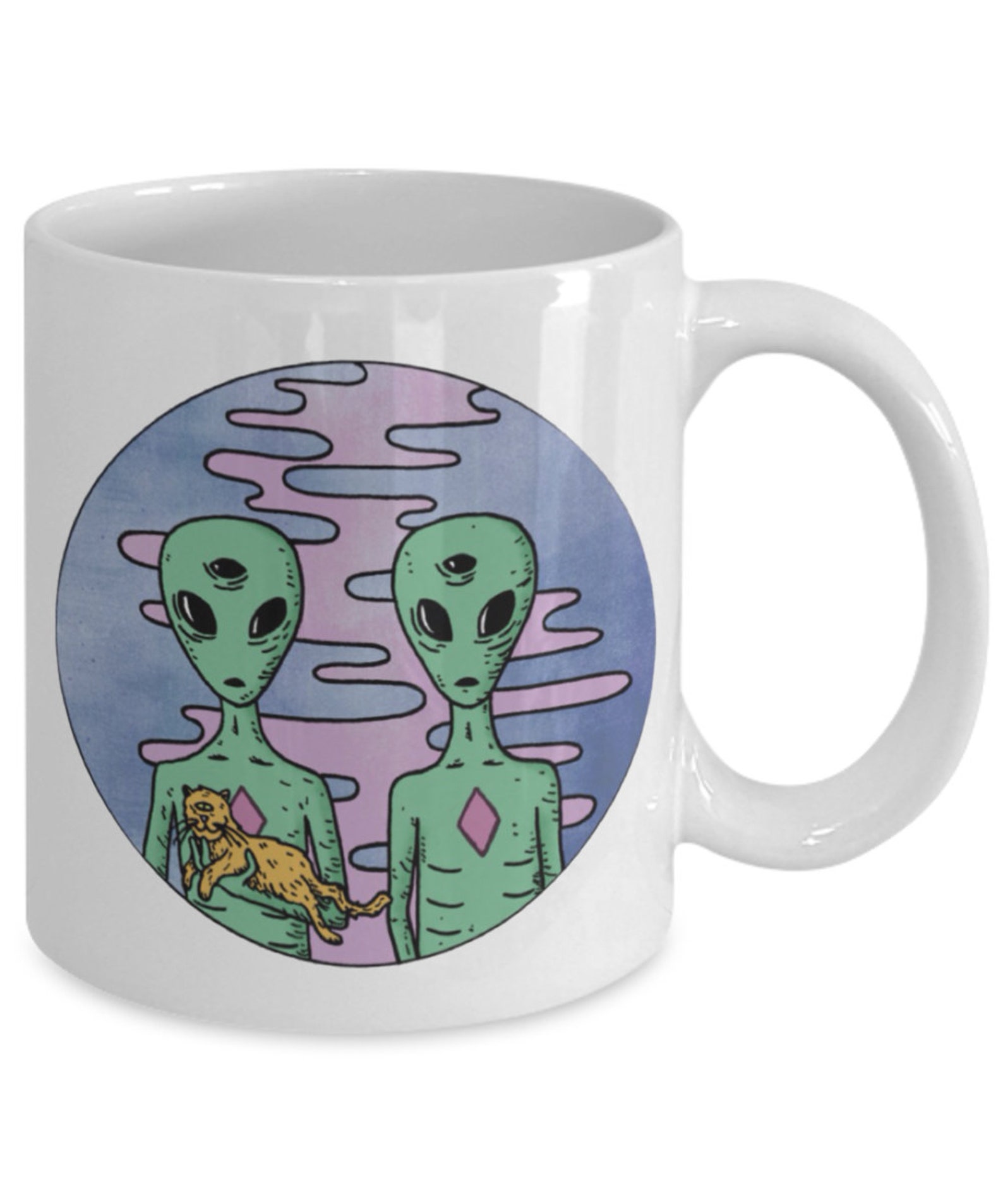 Funny Alien Mug / UFO Mug / Alien Coffee Mug - Etsy