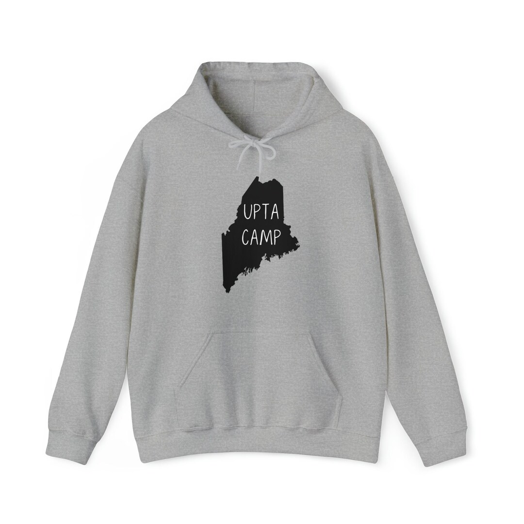 Upta Camp Maine Hoodie / Maine Sweatshirt / Maine Cabin / New England ...