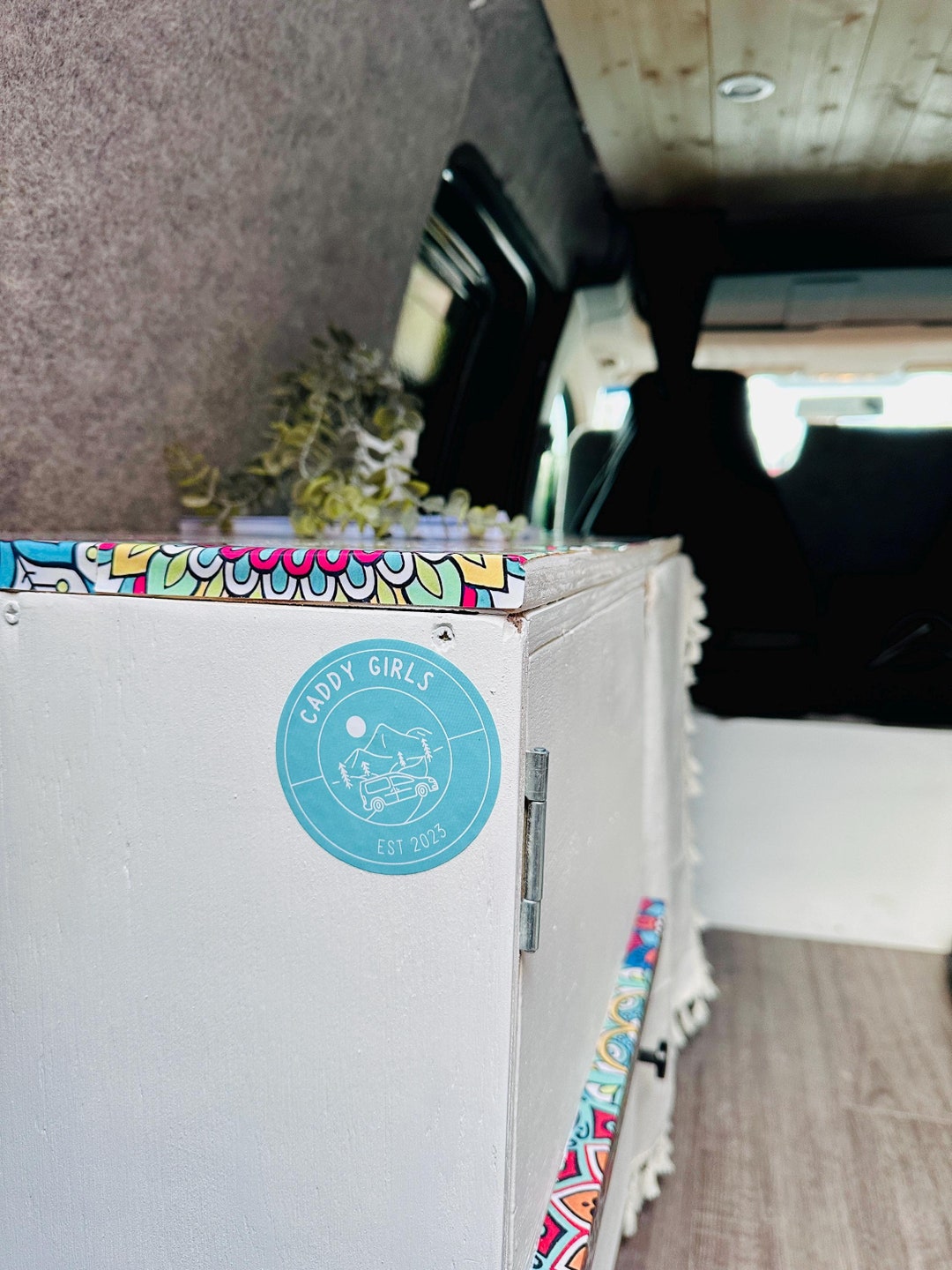 Caddy Girls Sticker, Camper Van Decal, VW Caddy, Sticker, Van Stickers ...