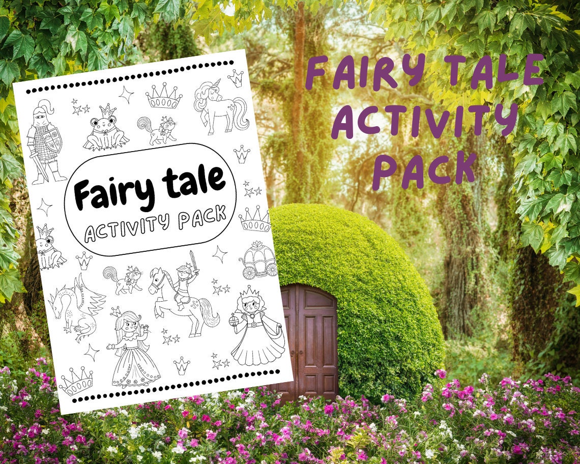Fairy Tale Activity Pack, Fairy Tale Printable, Fairy Tale Fun, Fairy ...