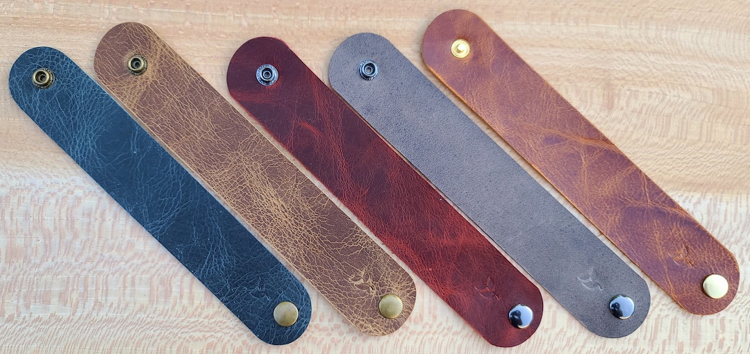 Leather Shawl Cuff Show Them off in Style color Options 2 - Etsy