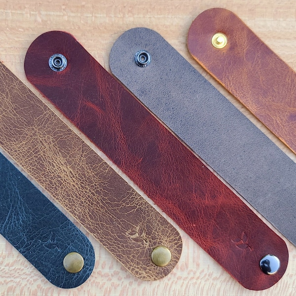 Leather Wrap Cuff - Etsy