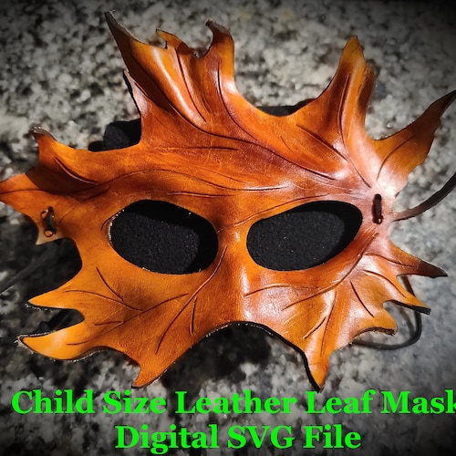 Leather Mask Pattern PDF Pattern for Leatherwork - Etsy