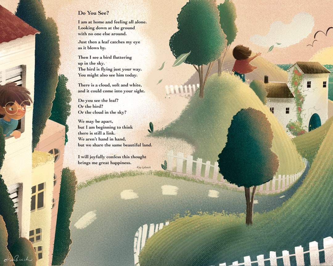 8x10 Illustrated Poetry Print - Etsy