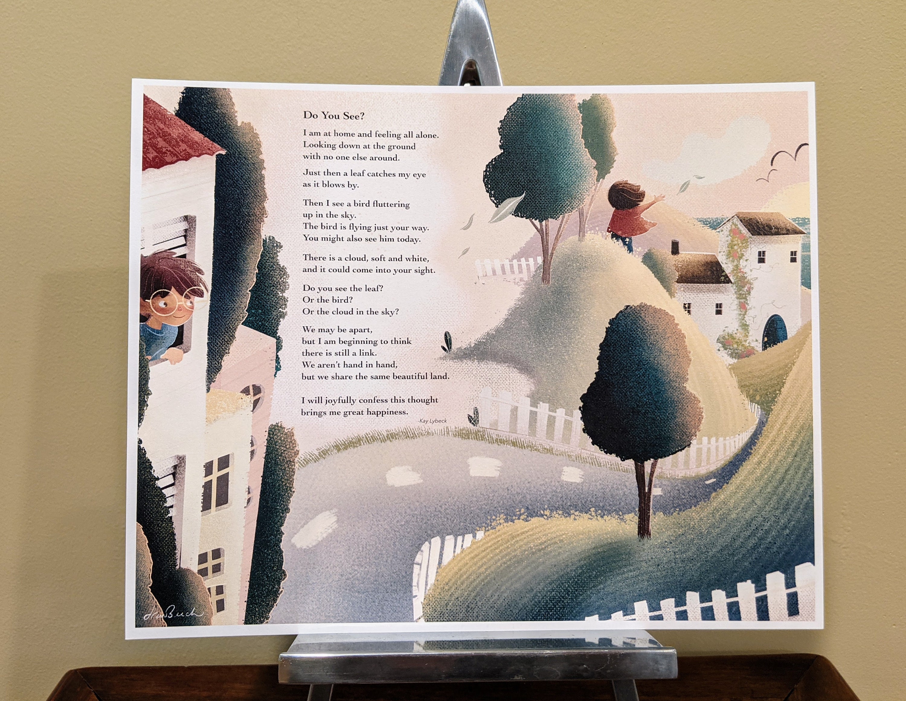 8x10 Illustrated Poetry Print - Etsy