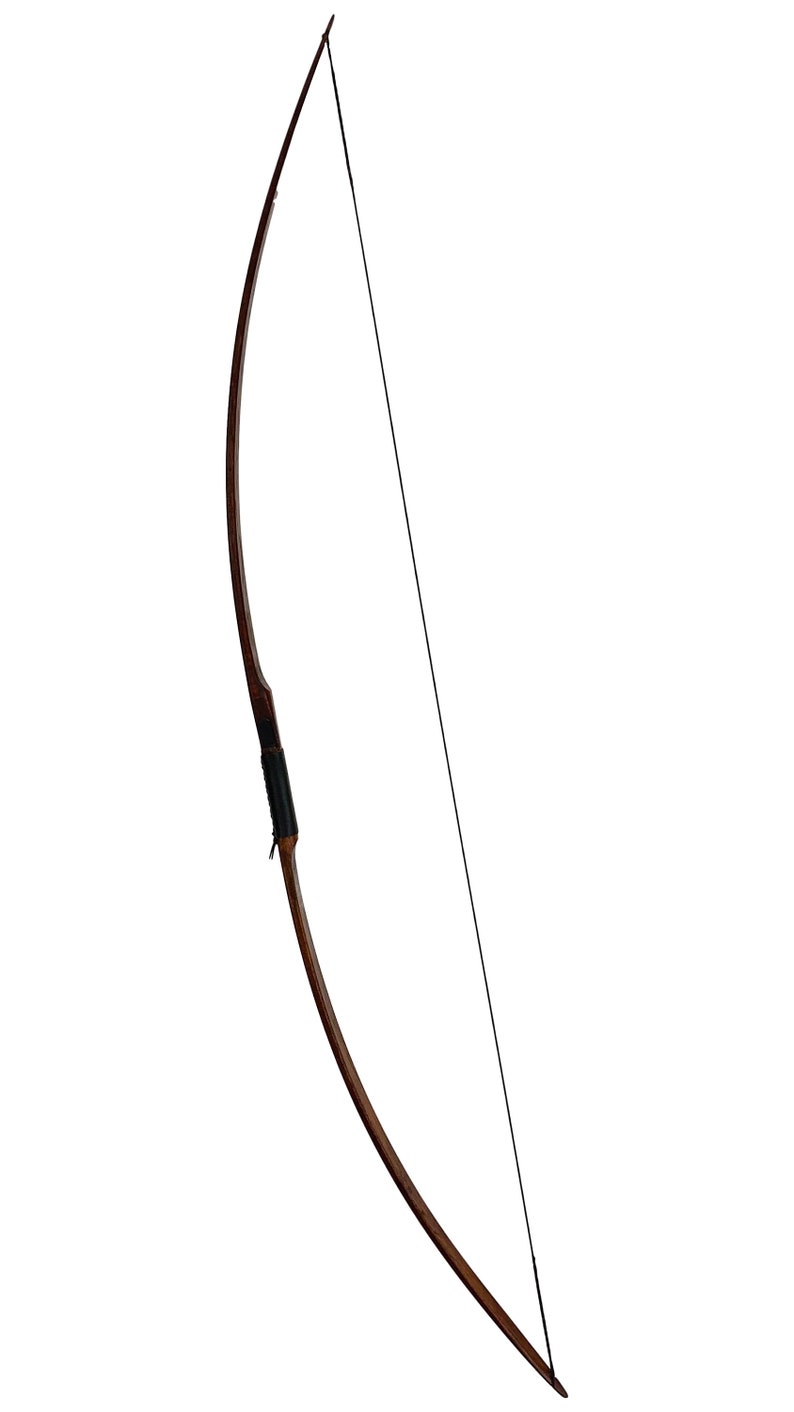 Woodlands Hickory Longbow: Leather Wrapped Handle, 72 Inch - Etsy