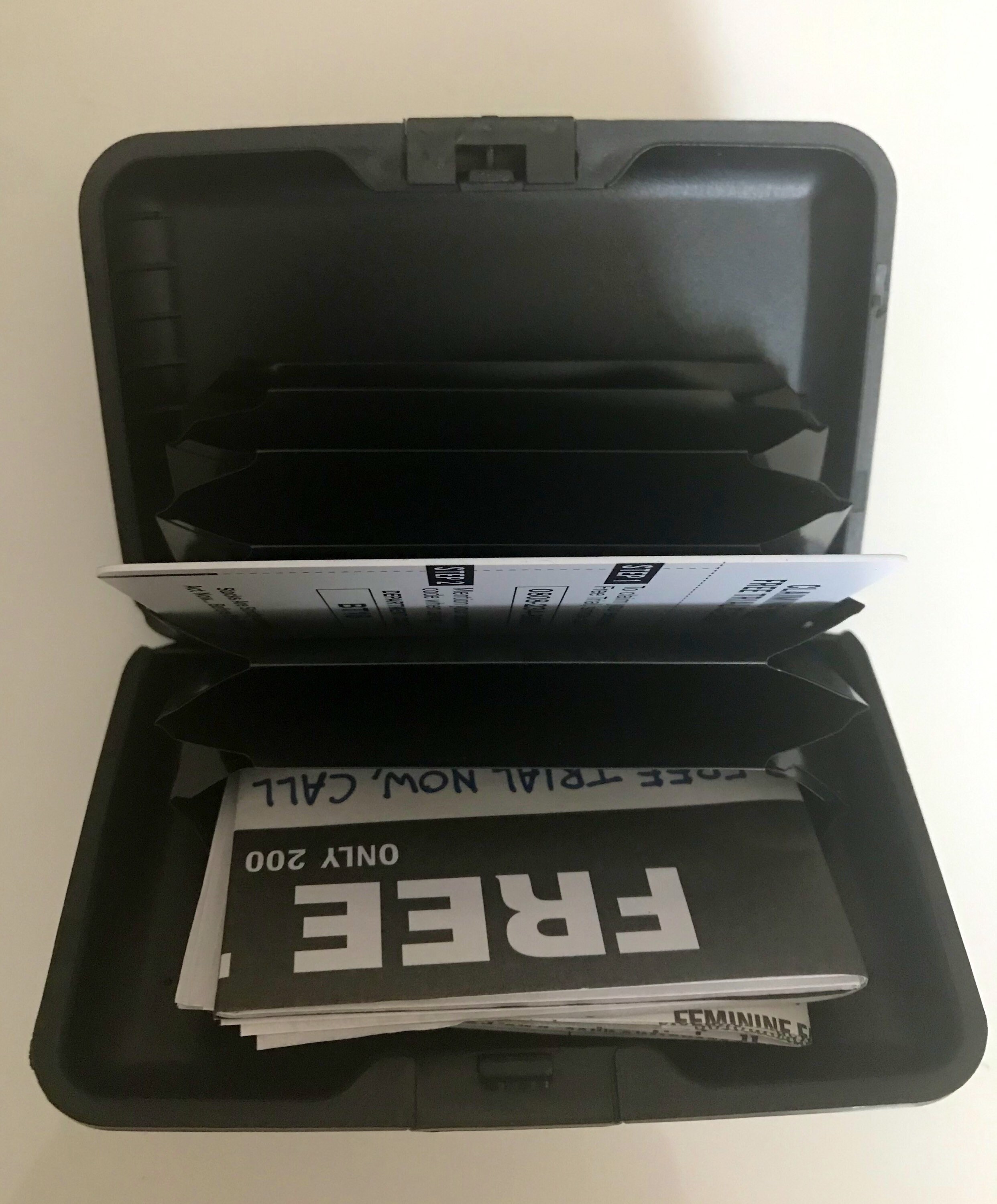 RFID Credit Card Security Holder Protective Aluminium Hard Case & Slim ...