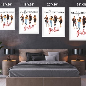 Girls Run the World Digital Download, African American Wall Art, Black ...