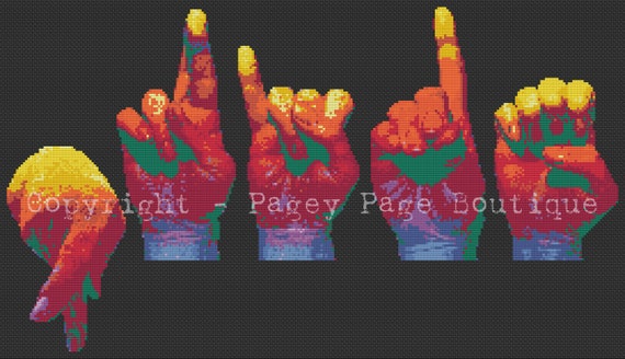 PRIDE Rainbow Queer Gay American Sign Language ASL | Etsy