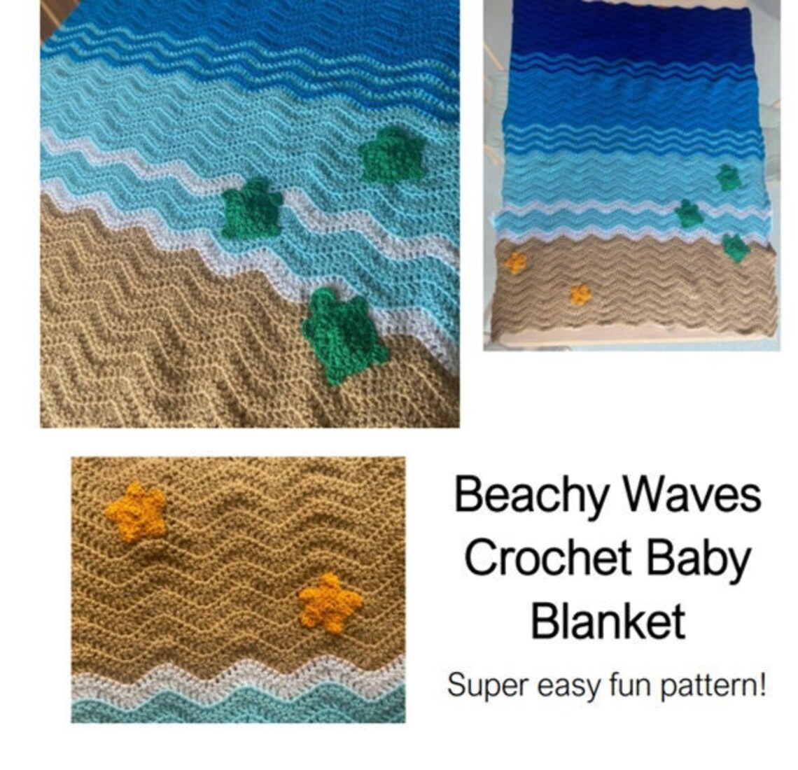 Beach Baby Blanket Crochet Pattern - Etsy