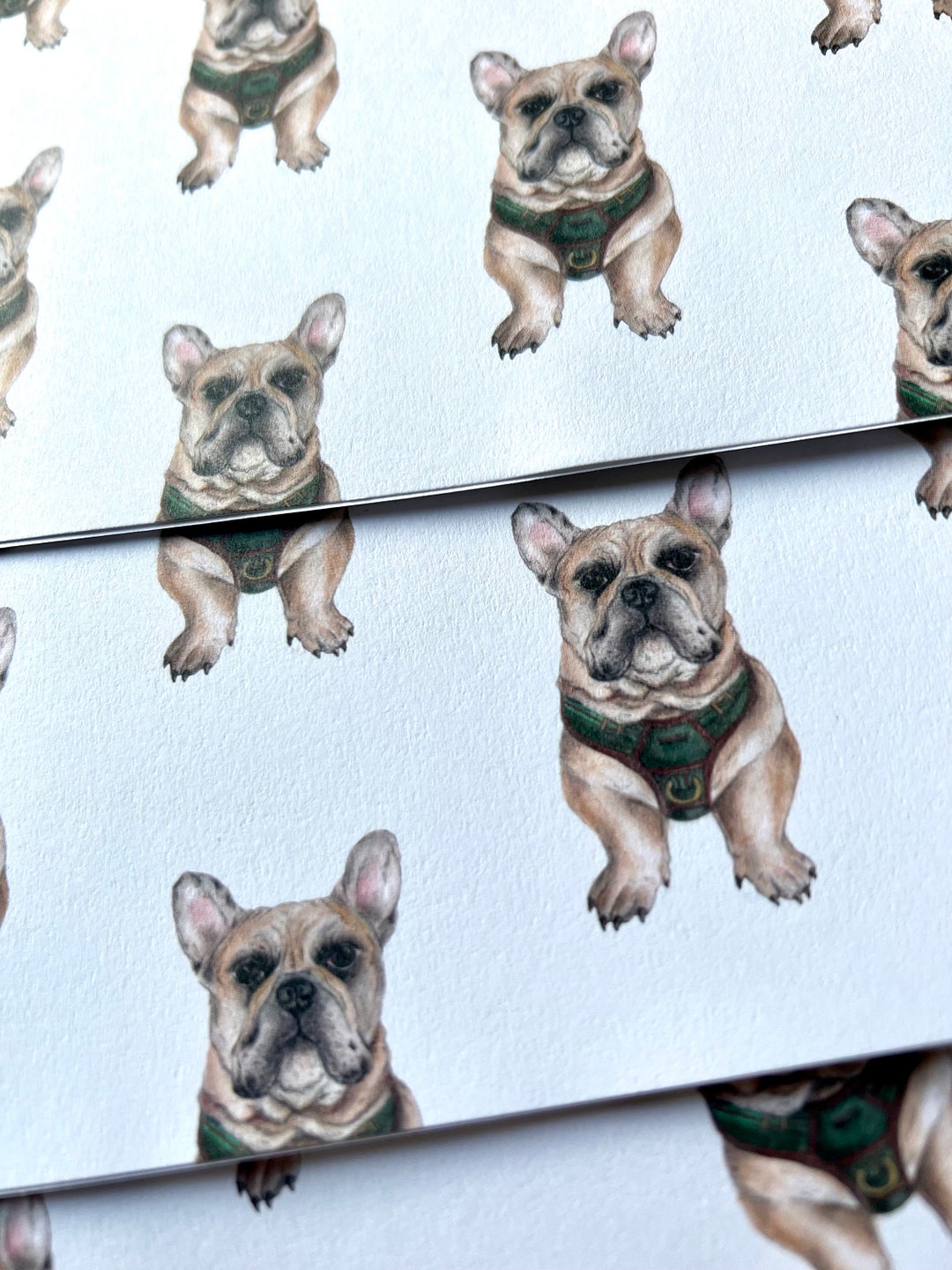 Frenchie Wrapping Paper A2 Sheets 100 Gsm FSC Recycled & Recyclable ...