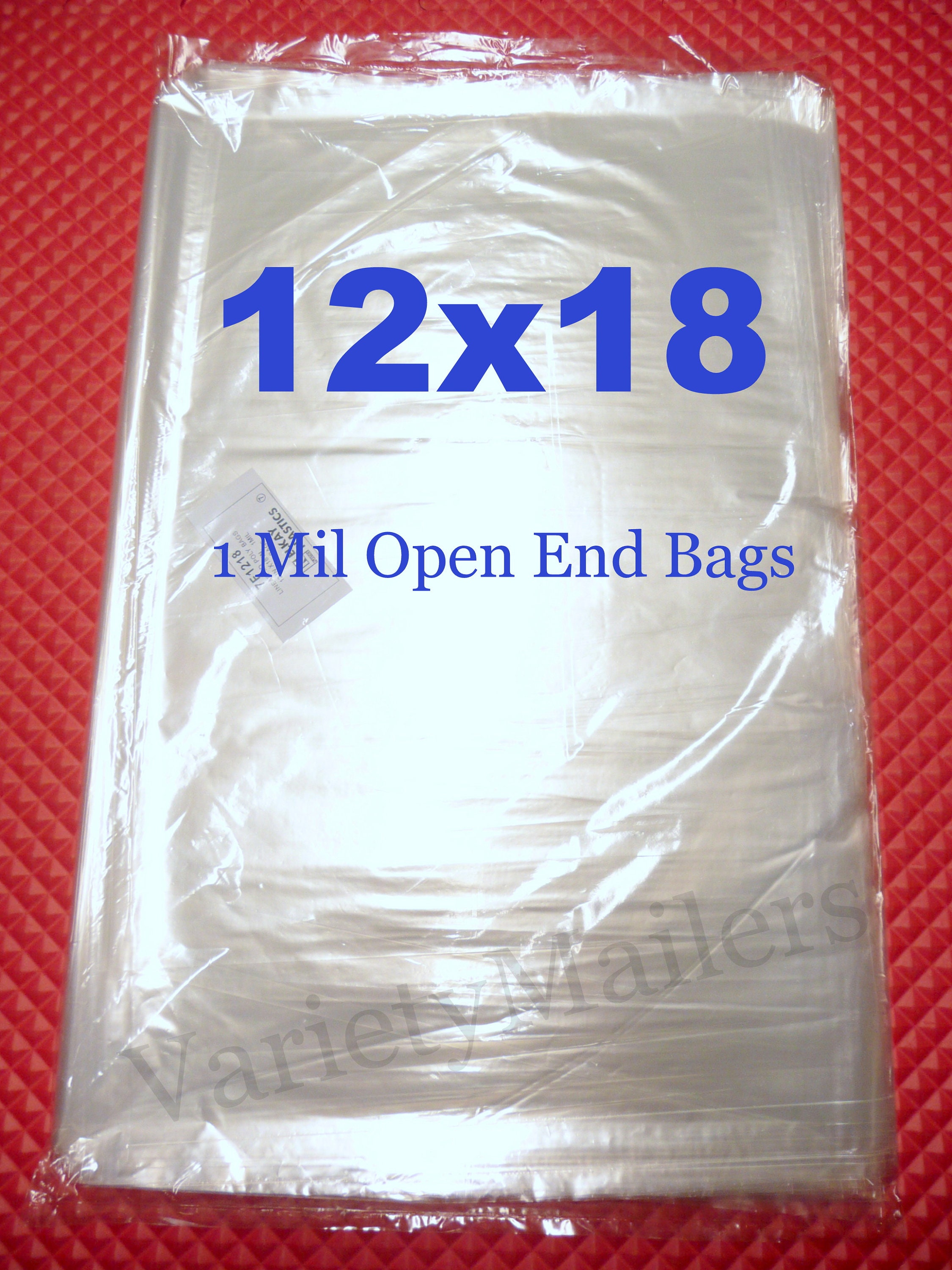 200 Clear Flat Plastic Bag Combo 12x18 & 14x20 / 1 Mil Apparel - Etsy