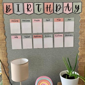 Classroom Birthday Display - Etsy