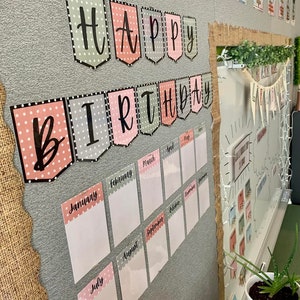 Classroom Birthday Display - Etsy