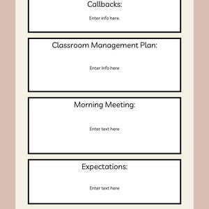 Substitute Teaching Binder- Editable and Personalized - Etsy