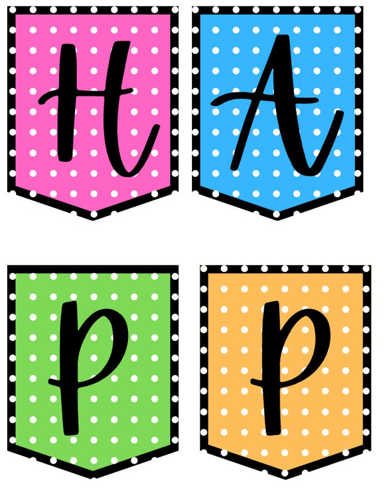 Classroom Birthday Banner, Printable Decoration (digital Download) - Etsy