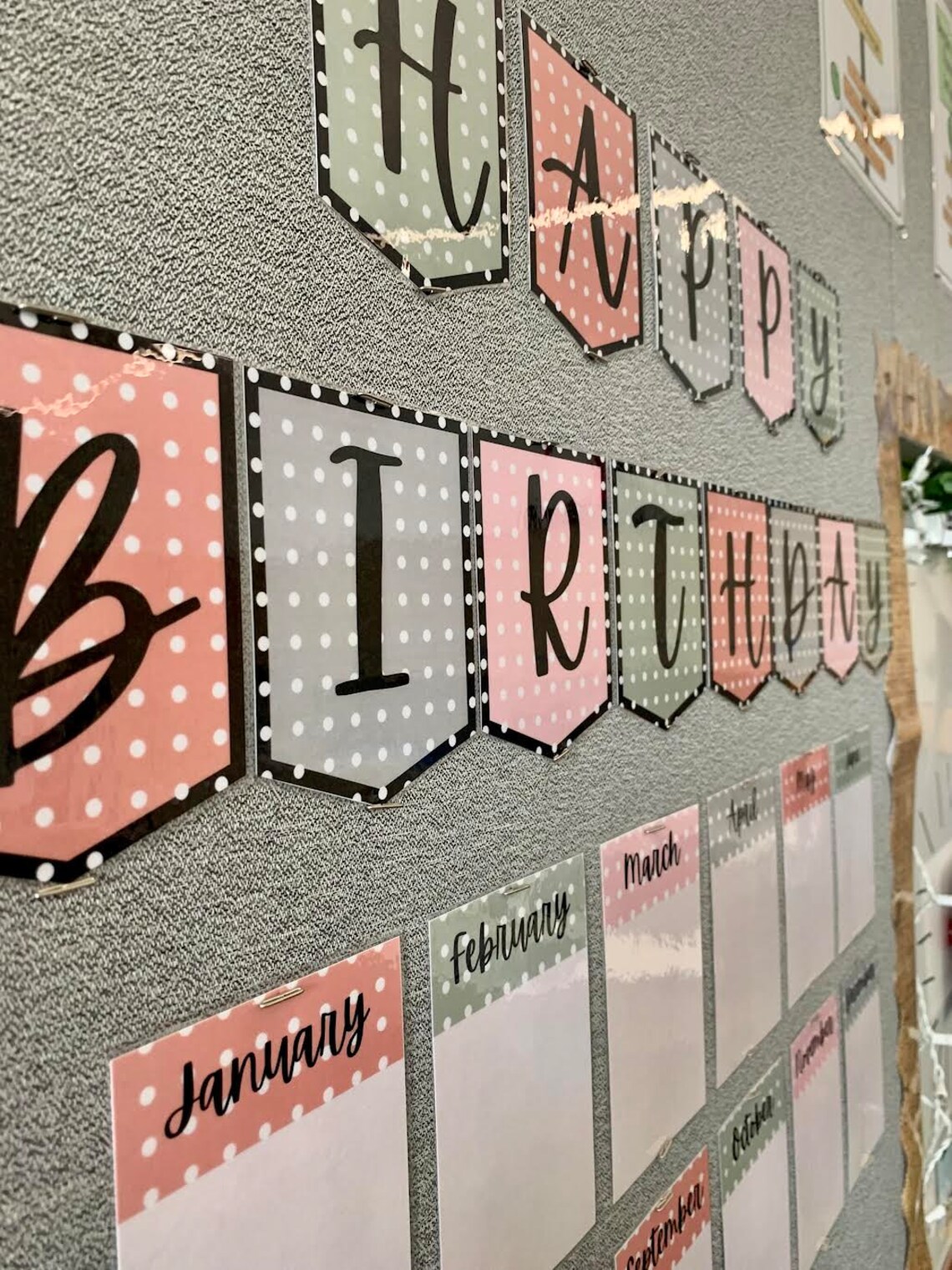 Classroom Birthday Display - Etsy