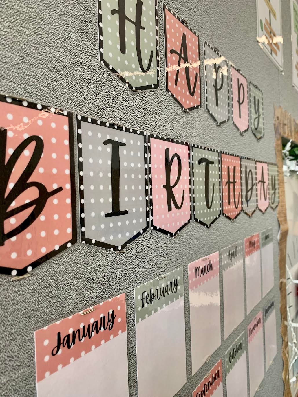 Classroom Birthday Display - Etsy