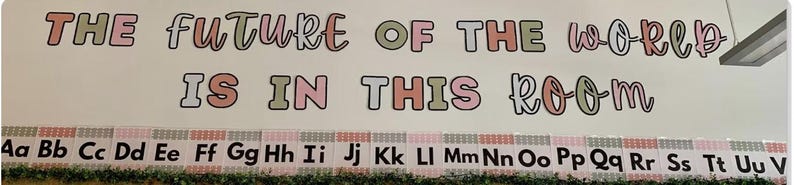 Neutral Classroom Decor Bundle - Etsy