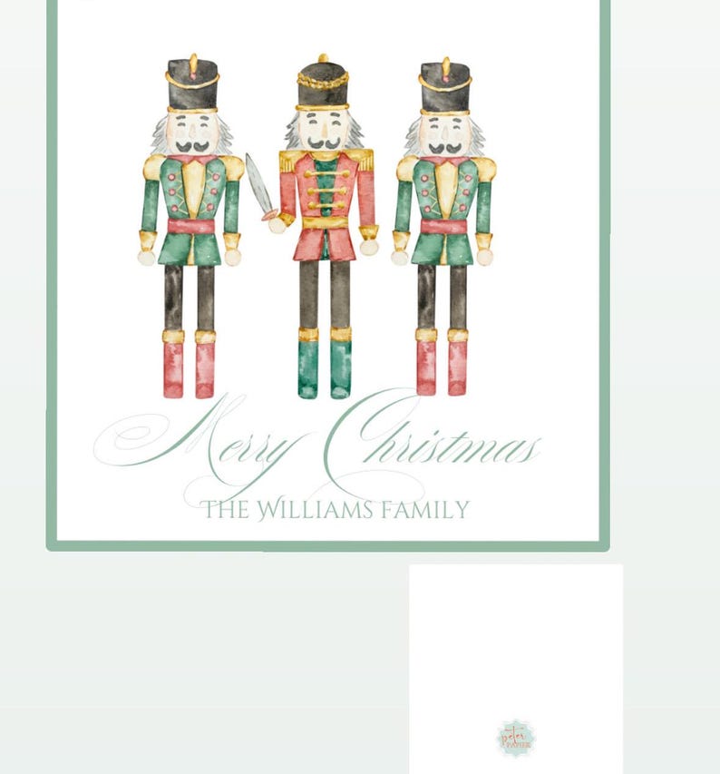 Personalized Christmas Nutcracker Gift Tag - Etsy