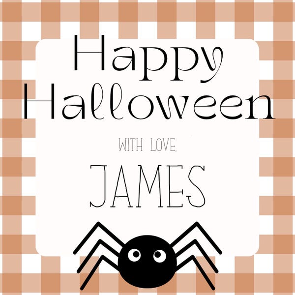 Spider Gift Tag - 60+ Gift Ideas for 2024