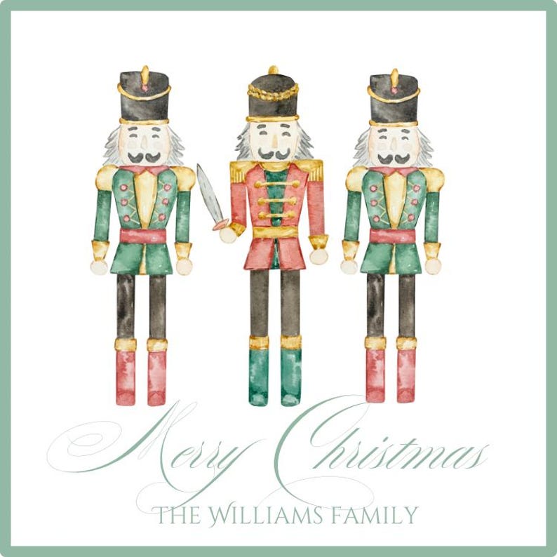 Personalized Christmas Nutcracker Gift Tag - Etsy