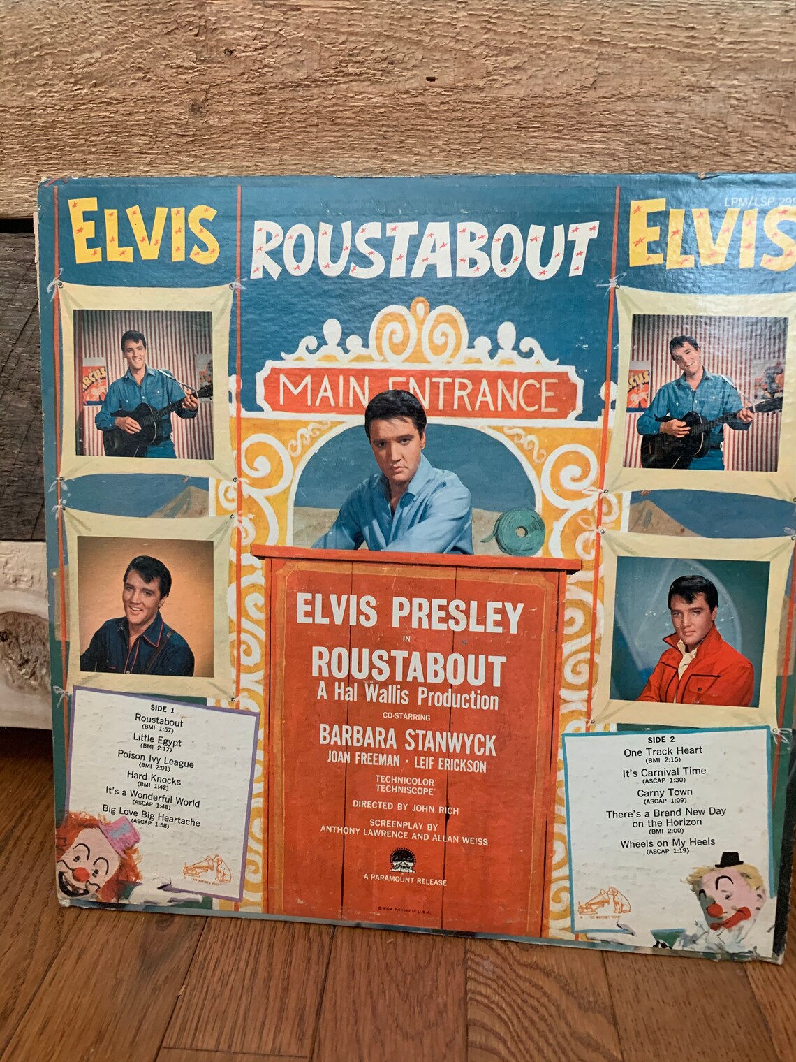 Elvis Roustabout LP RCA Victor - Etsy