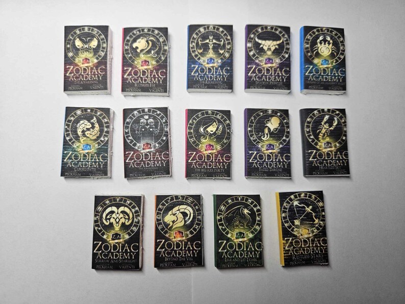 Zodiac Academy Mini Book Series - Etsy