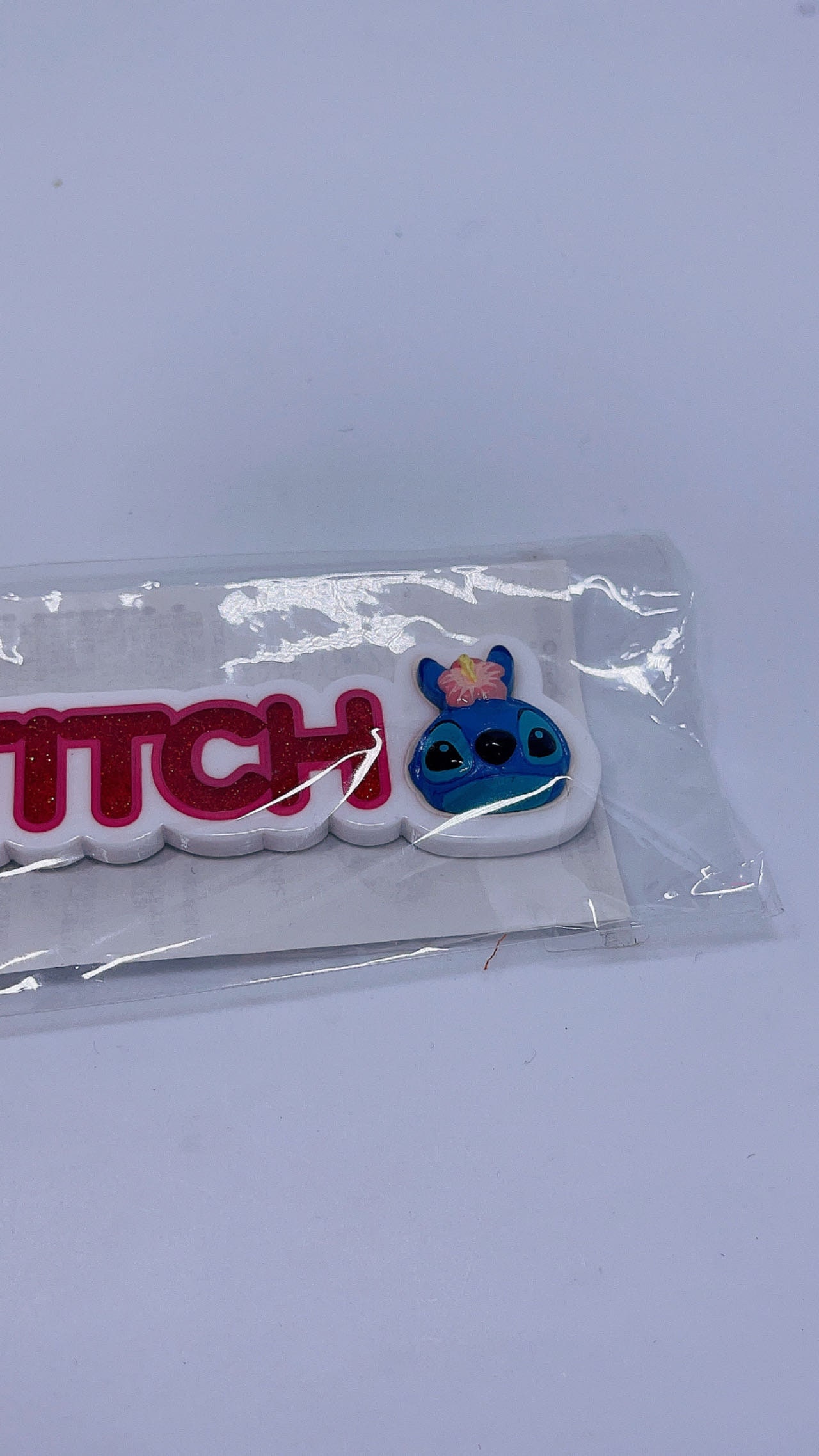 Disney Stitch Bag Charm With Flowers - Etsy
