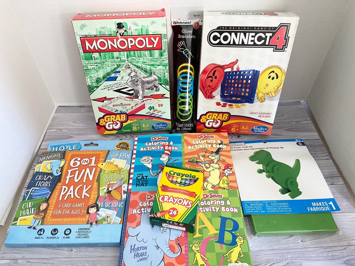 Road Trip Fun & Games Package | Box of Fun | Family Games | Games Gift ...
