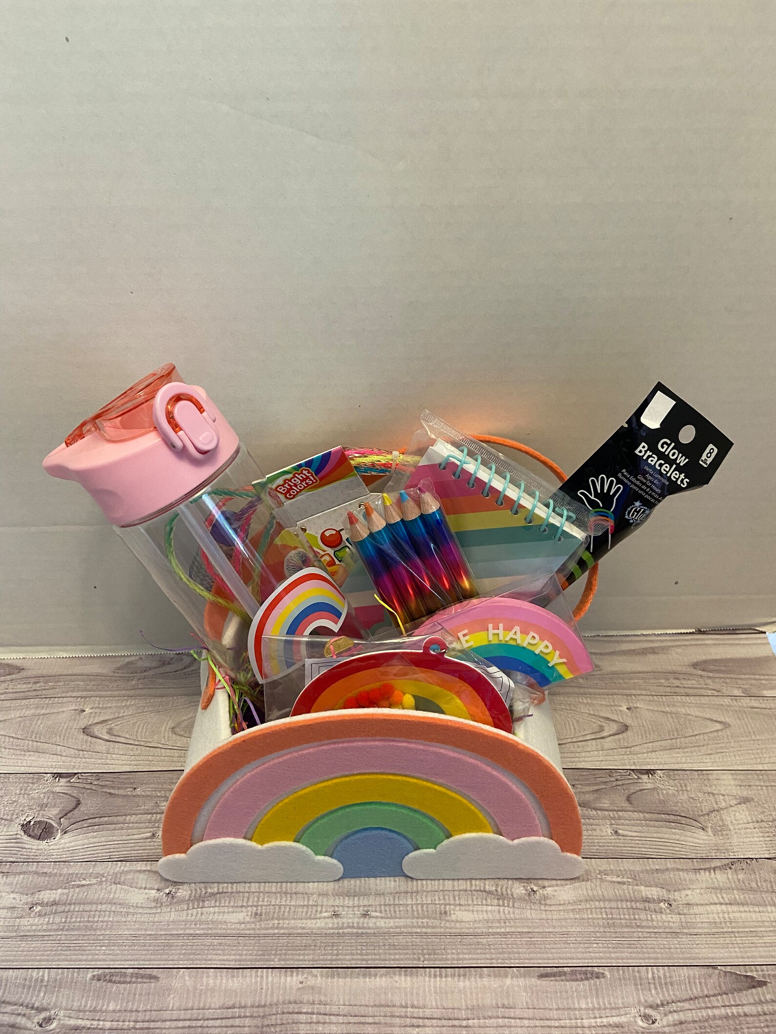 Rainbow Fun Gift Basket | Rainbow Coloring | Rainbow Kids Birthday Gift ...
