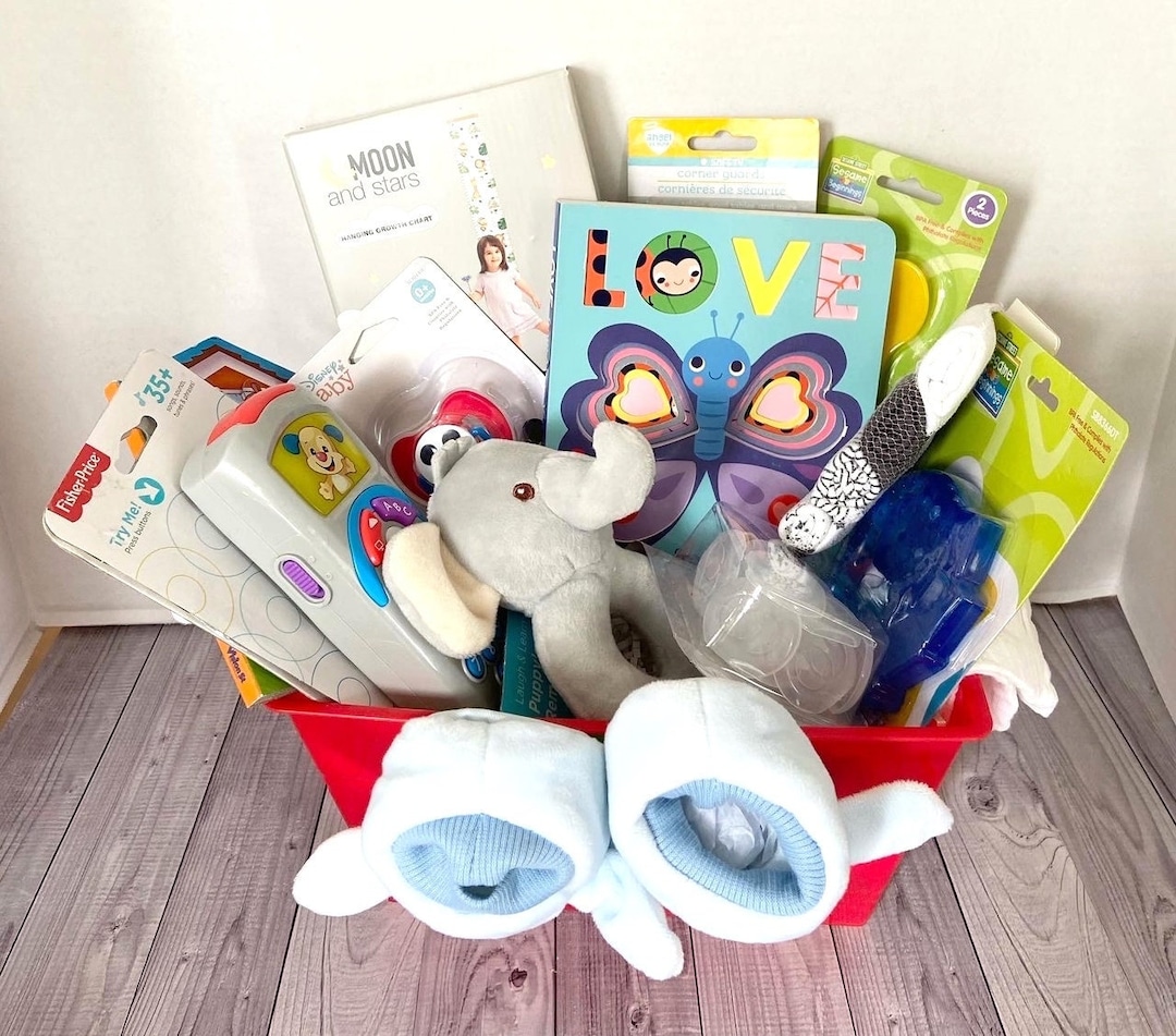 Baby Shower Care Package | New Baby Gift | Baby Gift Basket | Neutral ...