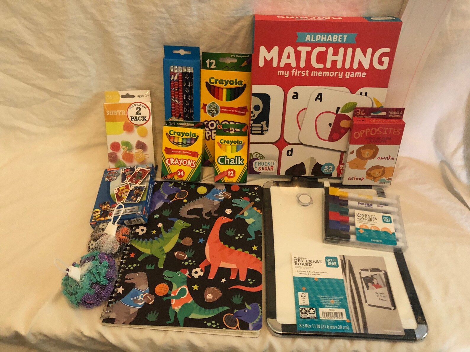 Kindergarten Learning Gift Basket | School Supplies | Remote Learning ...