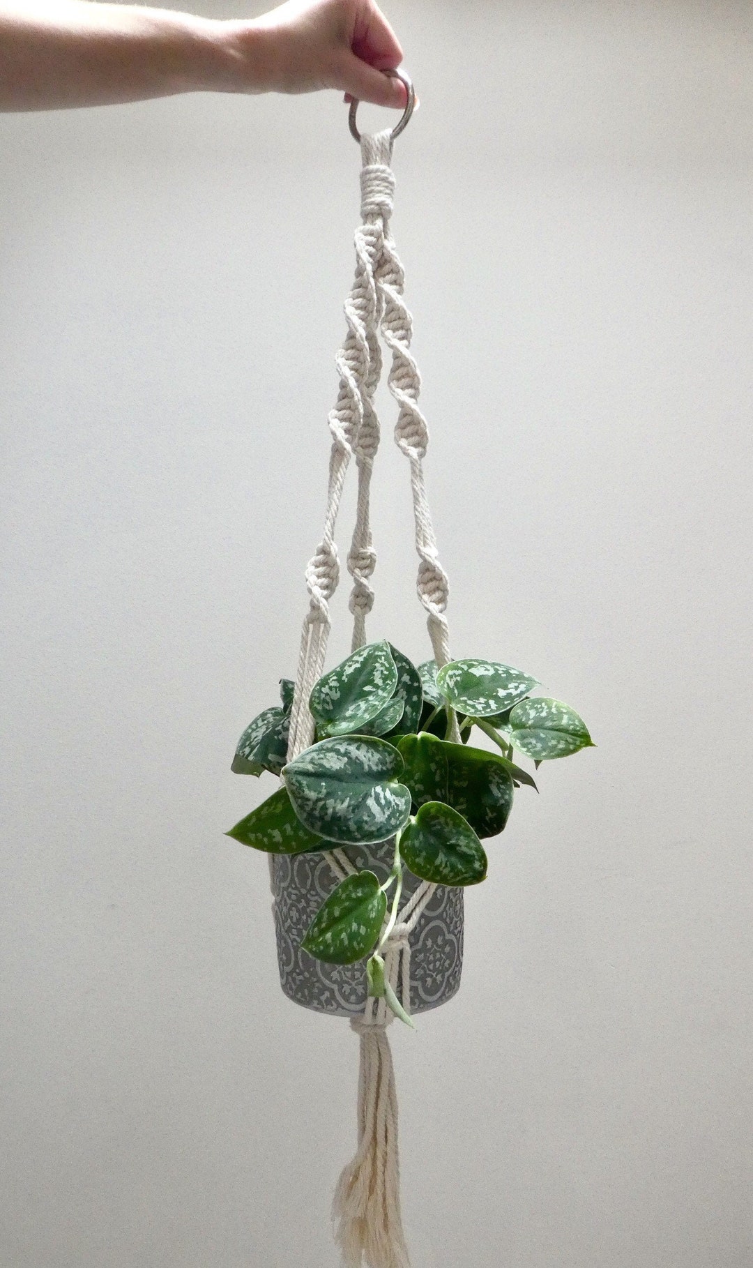 Small Cream Macramé design 3 - Etsy