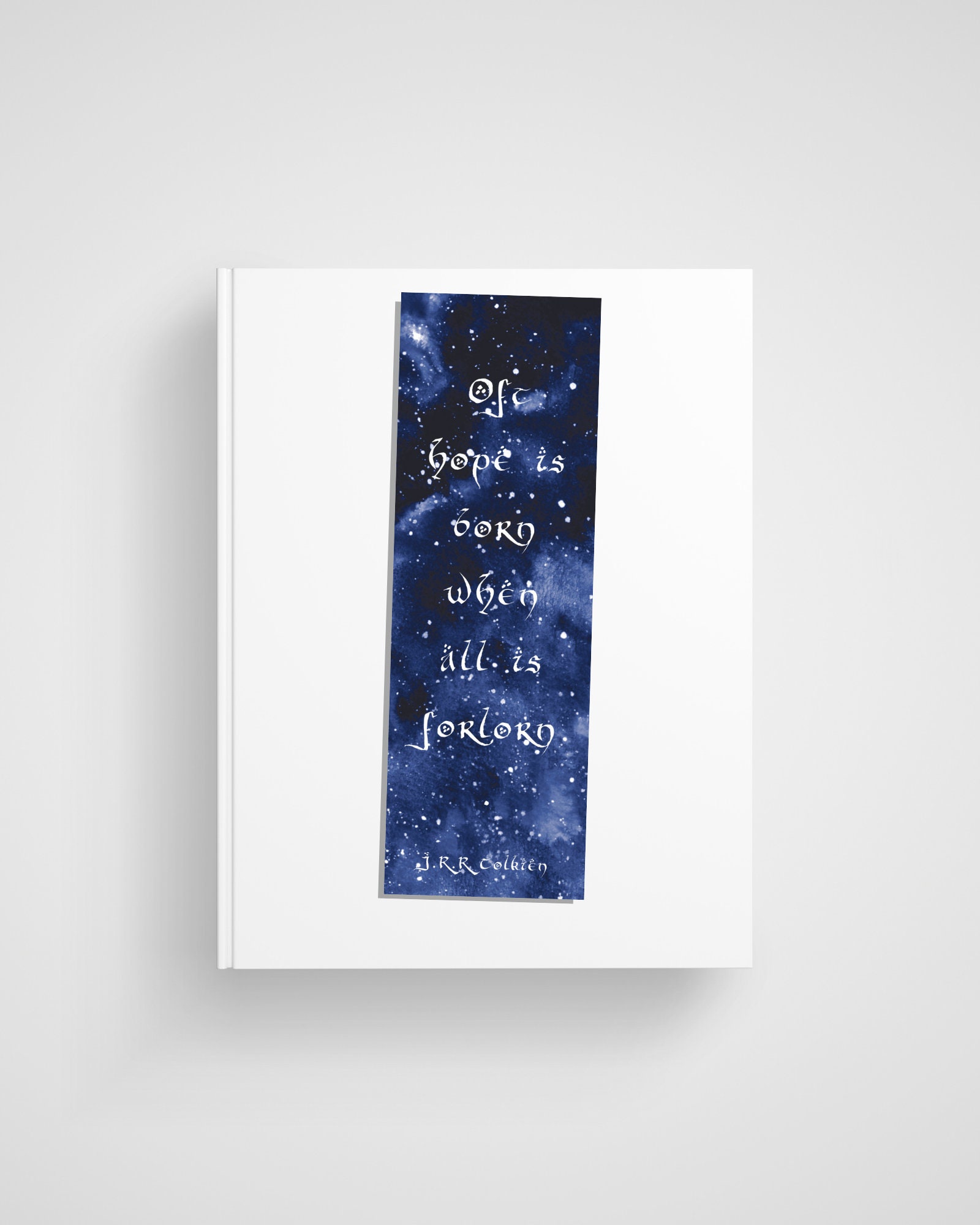 Lord of the Rings Bookmarks, Tolkien Quotes, Set of 3 - Etsy