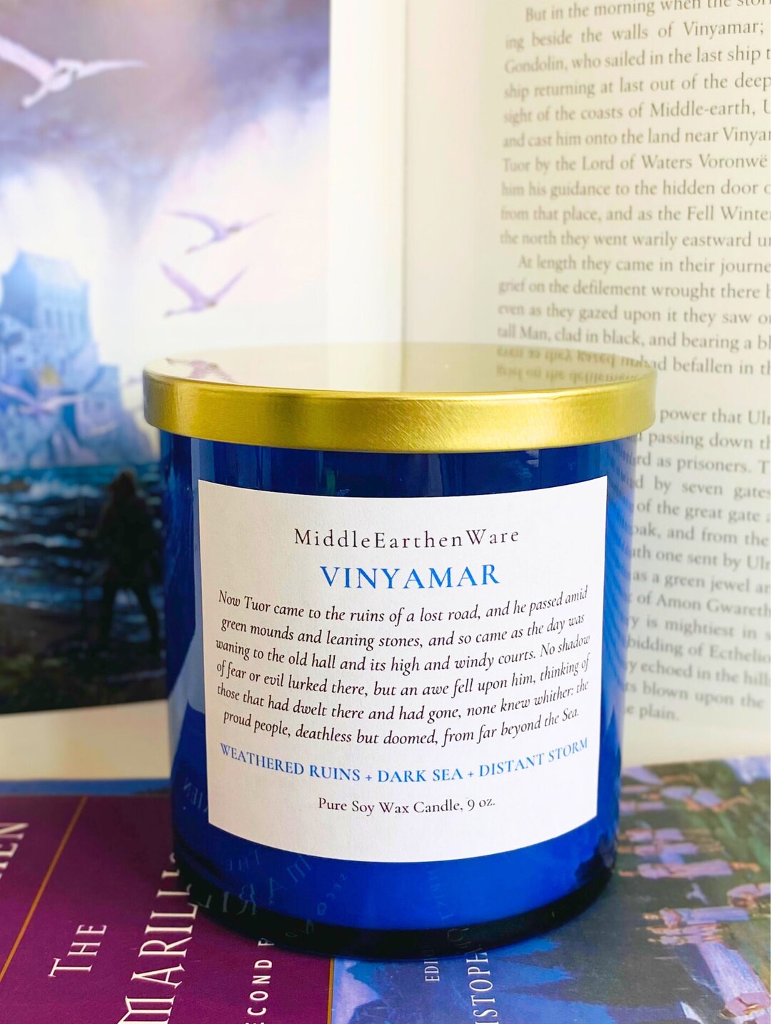 The Silmarillion Candle, Vinyamar, Lotr Candle, 9 Oz Soy Wax Candle - Etsy