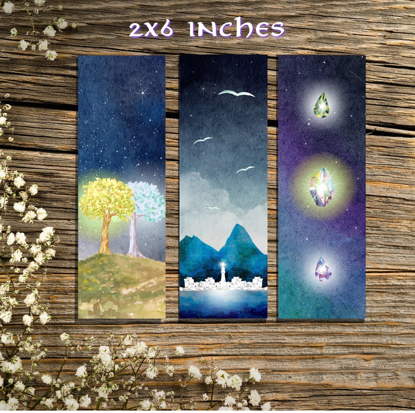 The Silmarillion Bookmarks, JRR Tolkien Art, Set of 3 - Etsy